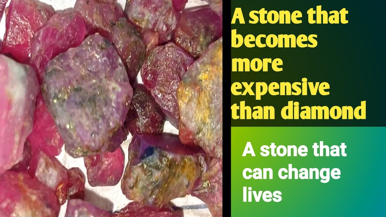 Ruby un cut | How to recognize an uncut ruby? | Is ruby more precious ...