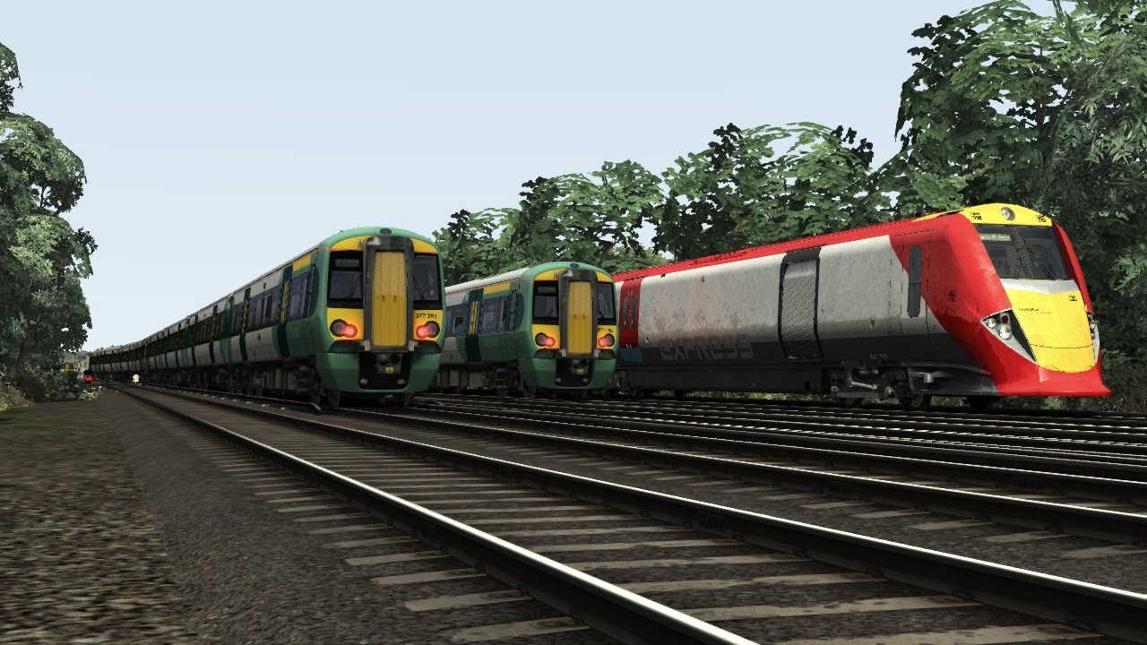 train simulator: Gatwick Express class 460 - YouTube