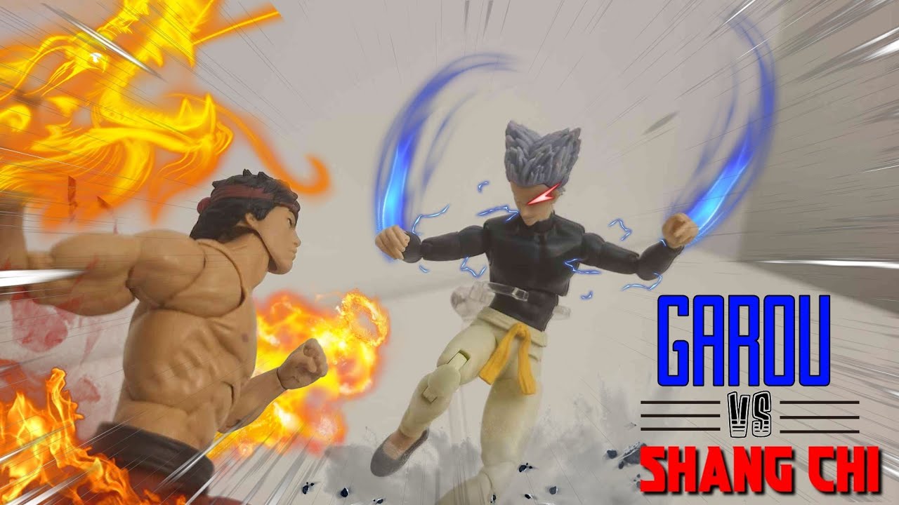 Garou vs Shang Chi (Marvel vs Anime Stop Motion Fight) - YouTube