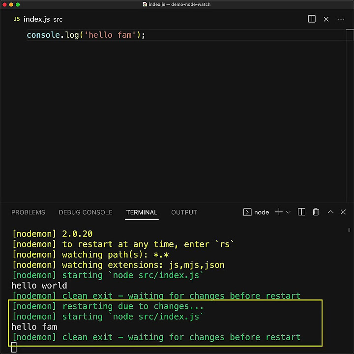 Stop Using Nodemon Nodejs Shorts Youtube