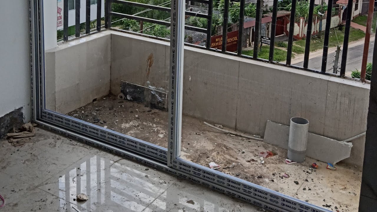 ALUMINIUM DOOR SLIDING || 2 TRACK || ALUMINIUM FABRICATION - YouTube