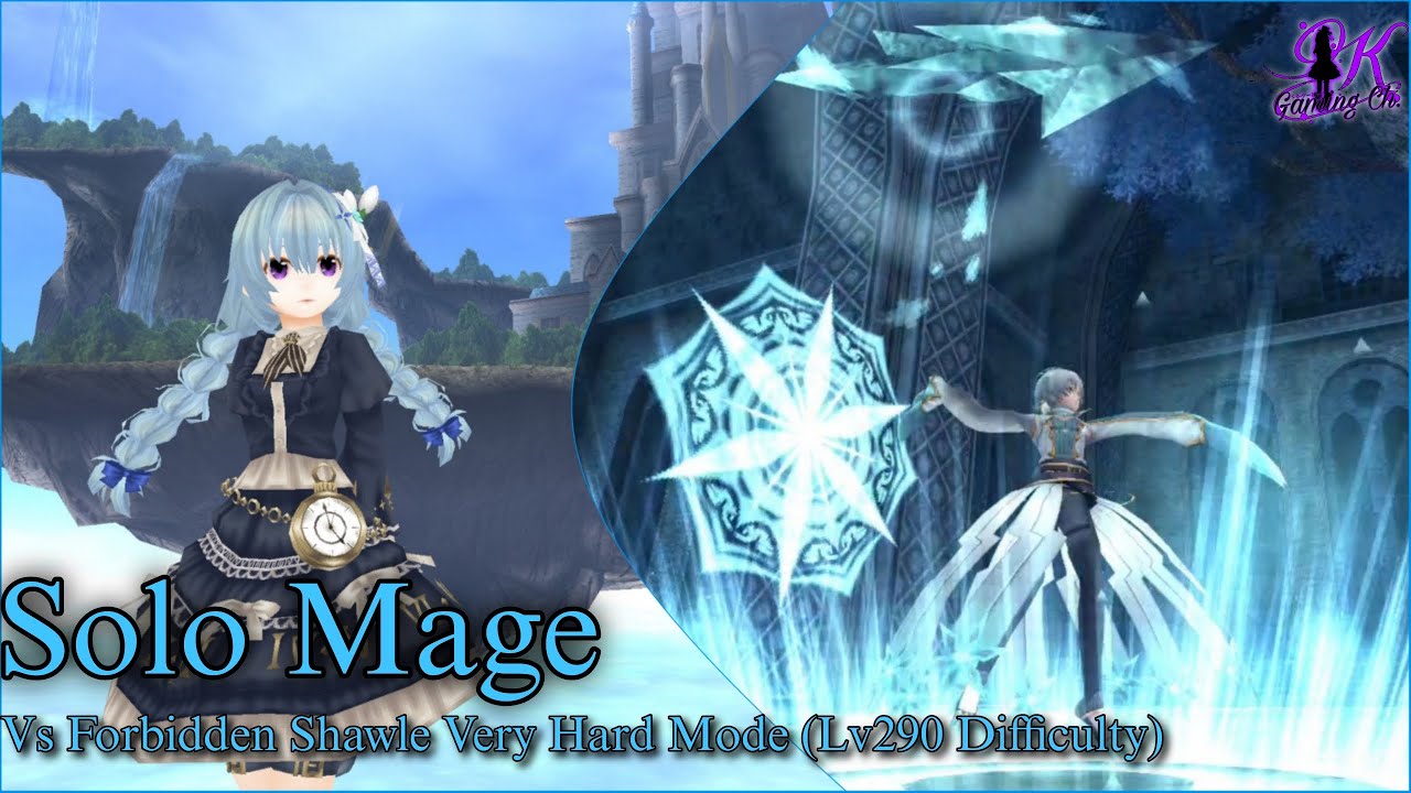 [Toram Online] - Solo Mage Vs Forbidden Shawle Very Hard Mode - YouTube
