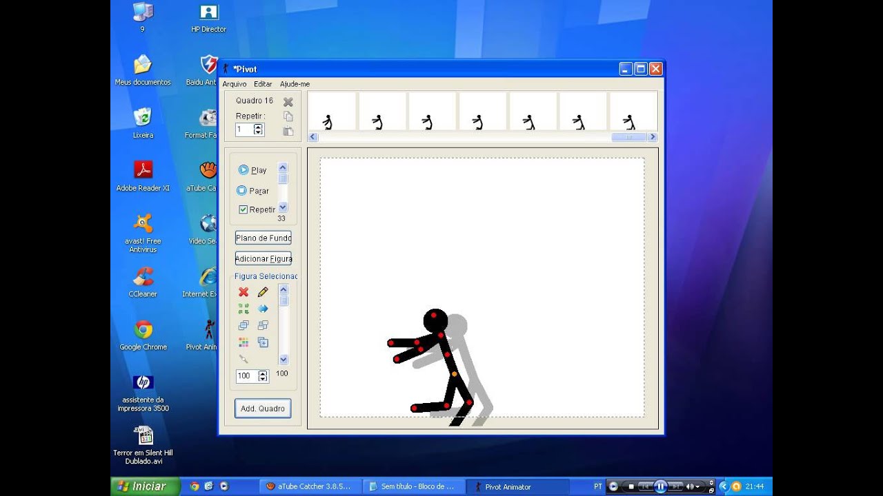 TUTORIAL como baixar e usar o pivot animator 4 - YouTube