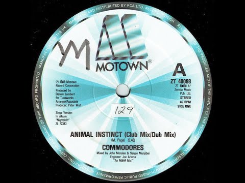 Commodores - Animal Instinct (Club Mix / Dub Mix) (1985)