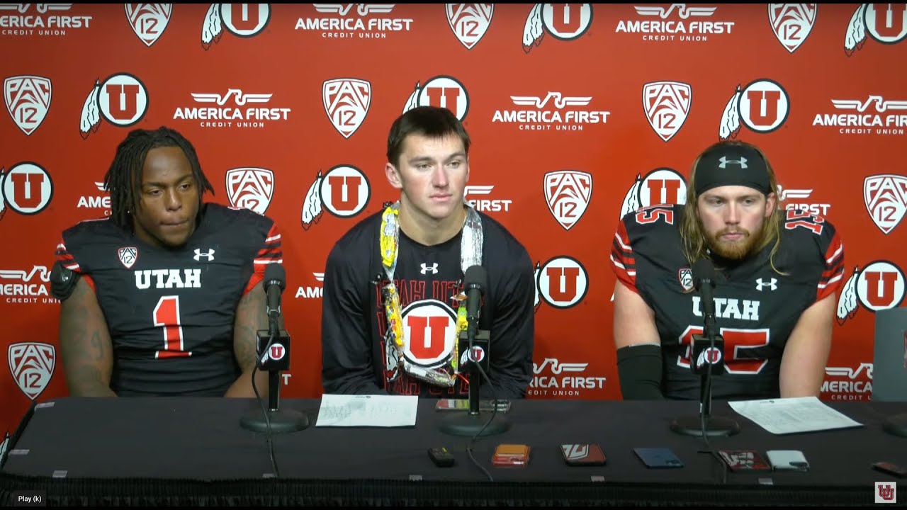 Utah Beats Colorado 23-17! | POSTGAME PRESS CONFERENCE - YouTube