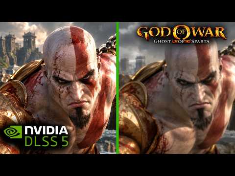 😱 God of War Ghost of Sparta With DLSS 5 Looks INSANE! | AI Neural Rendering