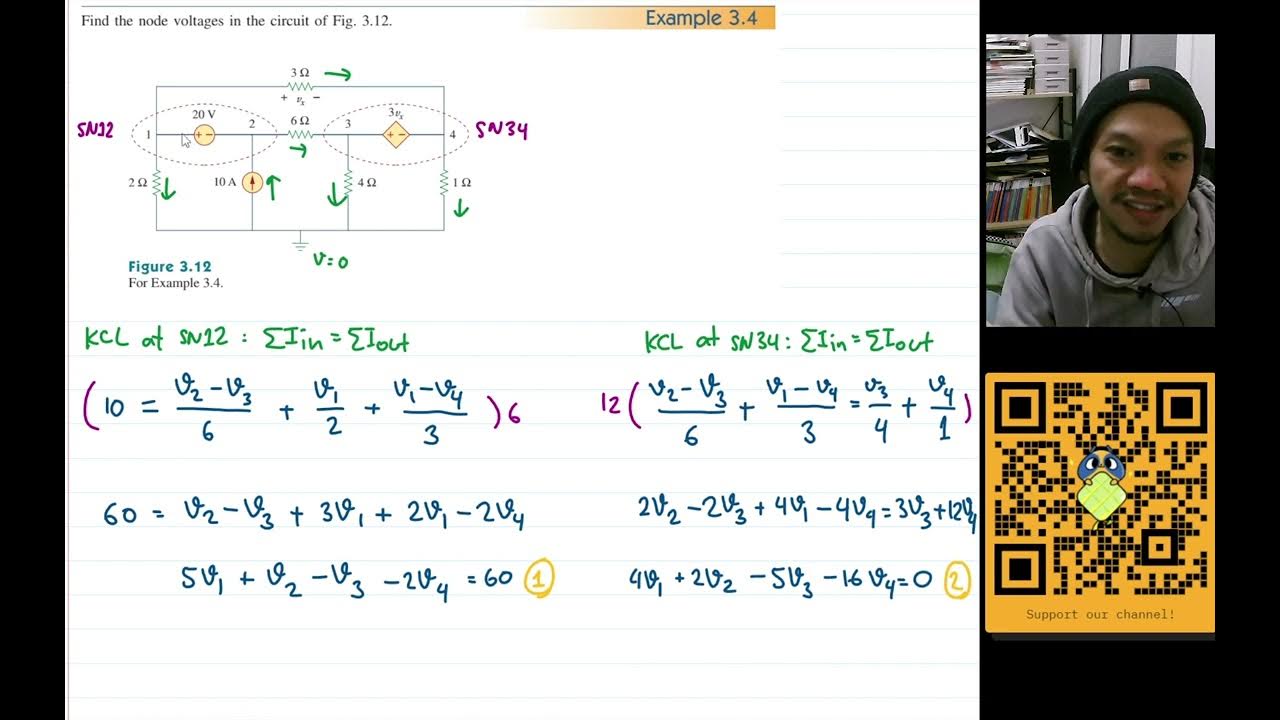 Example 3.4 - Fundamental of Electric Circuits (Sadiku) 5th Ed - YouTube