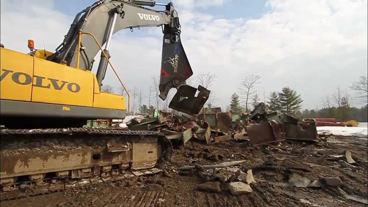 Clark's Scrap Metals: Thermic Lance Dismantling - YouTube