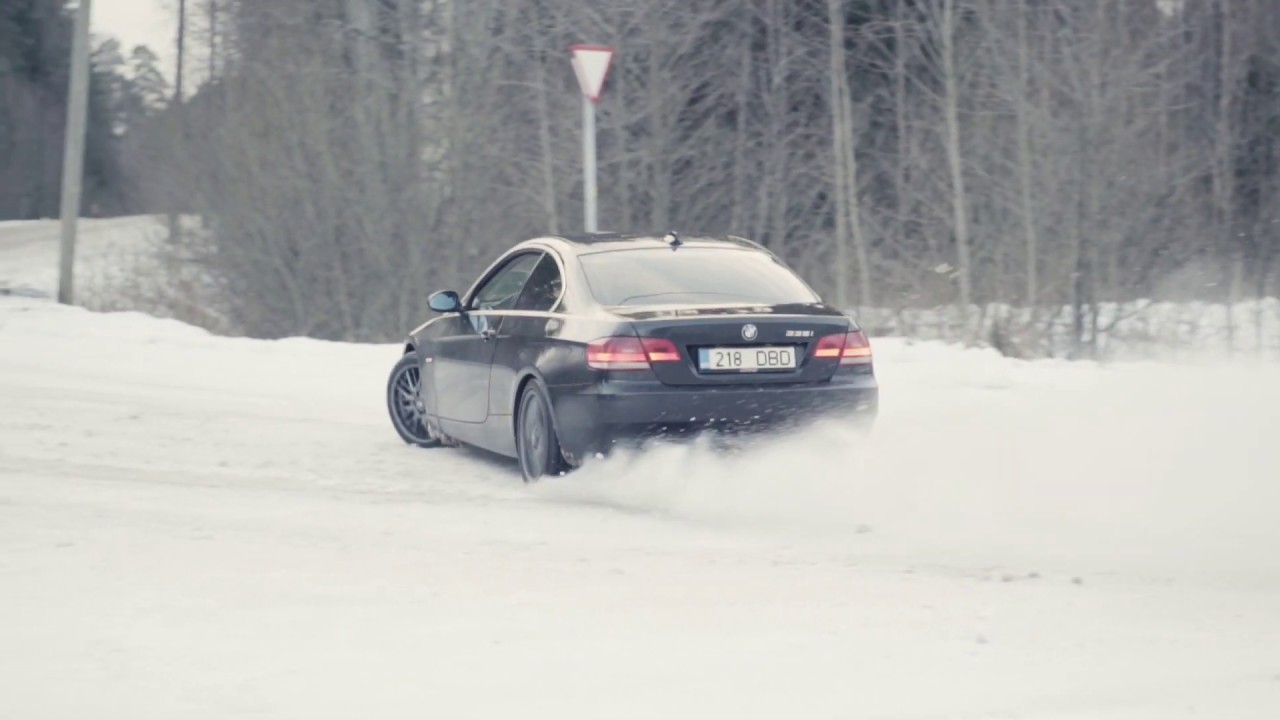 BMW 335i fun drifting - YouTube