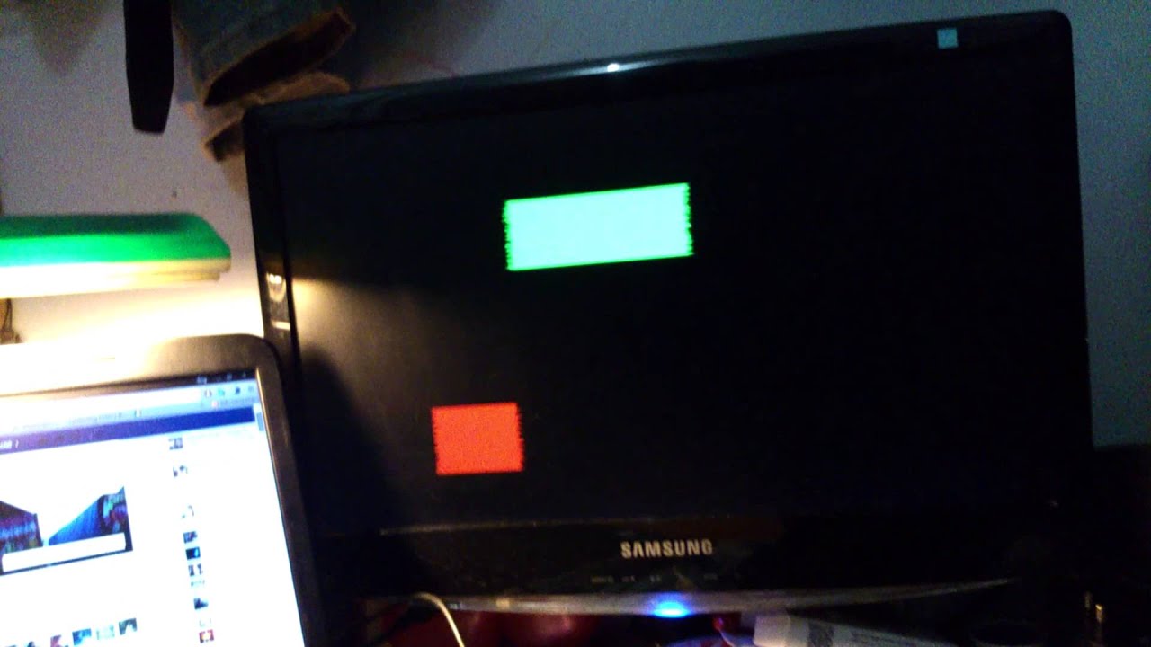 VGA demo on Basys2 FPGA Board - YouTube