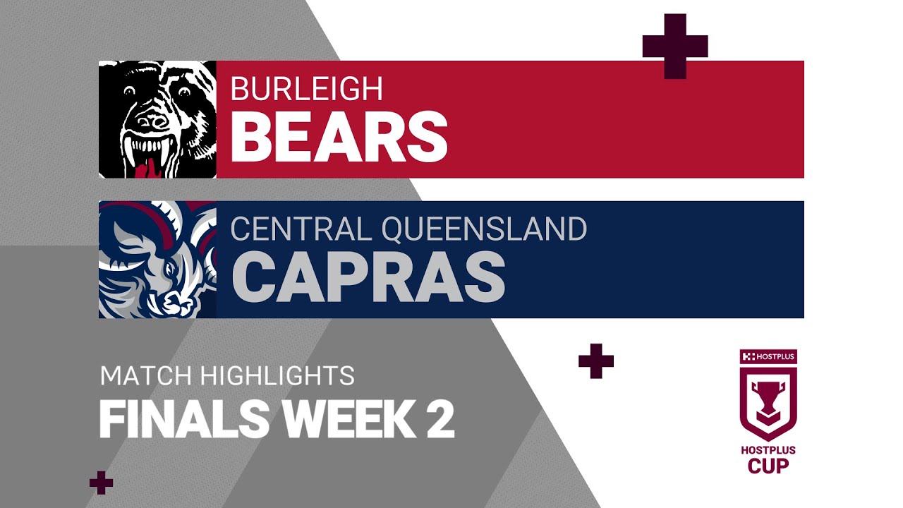 HostPlus Cup Finals Week 2, 2022 - Bears v Capras - YouTube