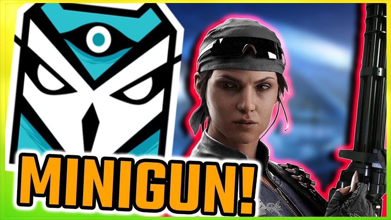 Giving KALI a MINIGUN?? - Rainbow Six Mods - YouTube