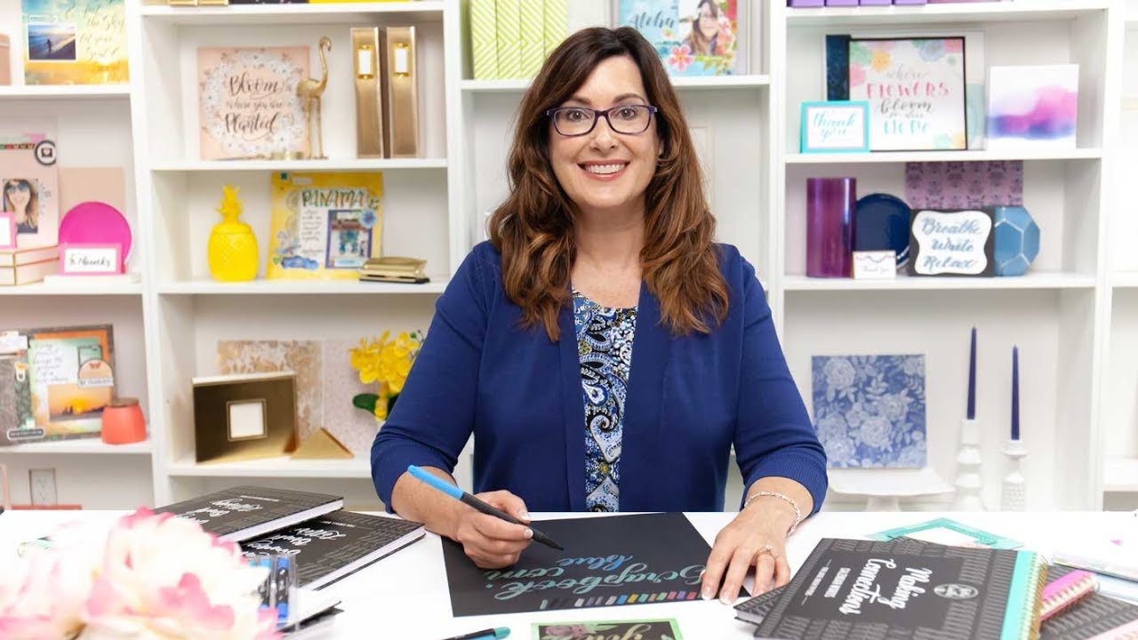 Journey to Brush Lettering with Kelly Creates | Lesson 1 - YouTube