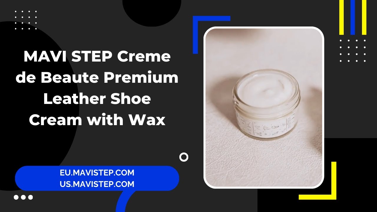 MAVI STEP Creme de Beaute Premium Leather Shoe Cream with Wax ...