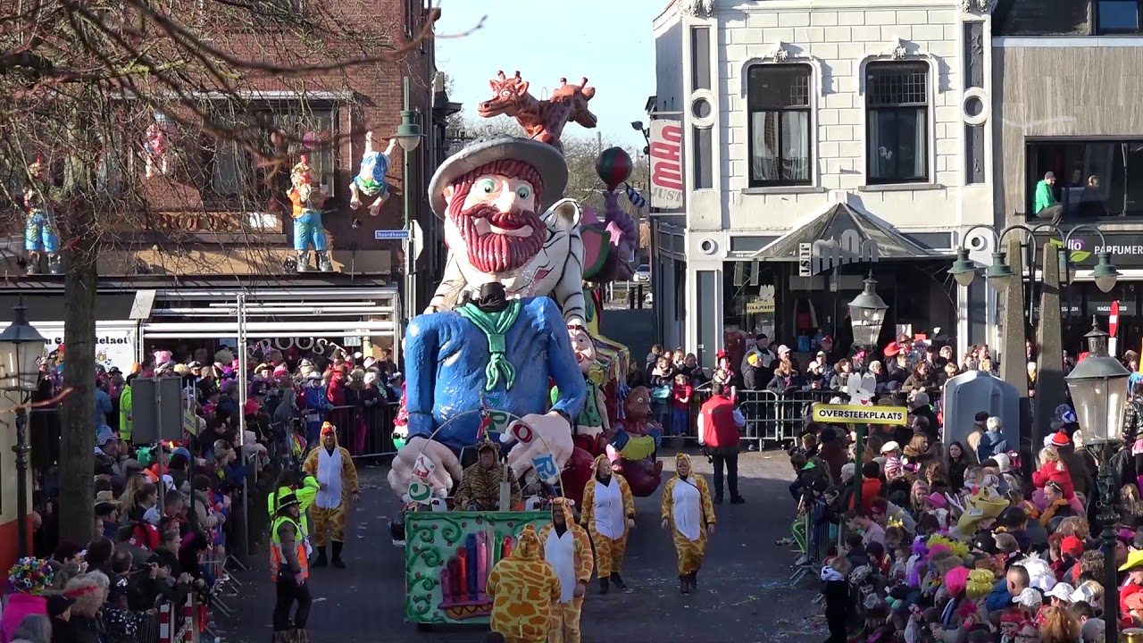 Grote carnaval optocht Zevenbergen 2018 - YouTube