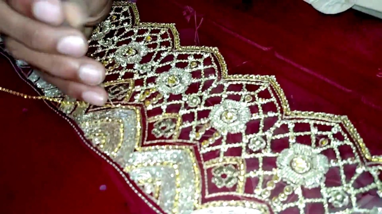 Zardozi embroidery pita work tutorial | New technique of dabka ...