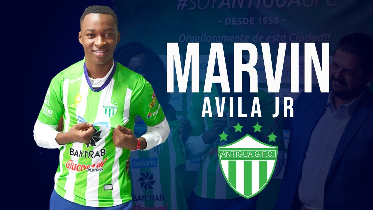 Marvin Ávila Jr es presentado como nuevo jugador de Antigua GFC - YouTube