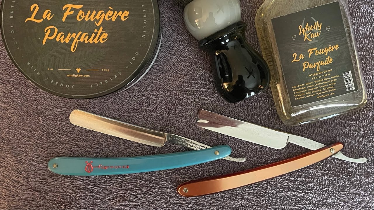 Comparing tiny Straight Razors - YouTube