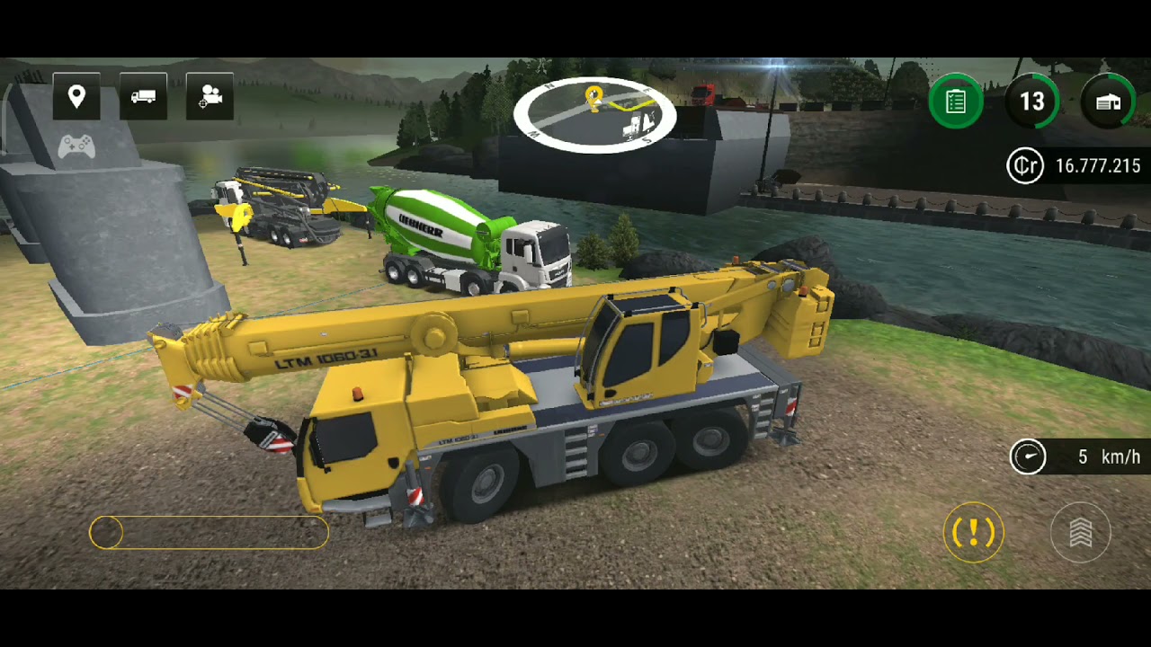 Construction simulator 3 bridge part 2 - YouTube