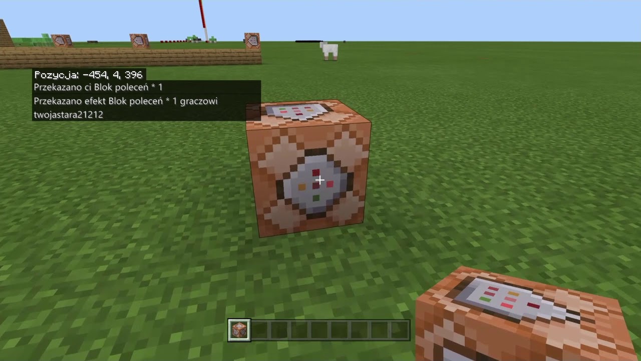 minecraft ps4-jak zdobyć command block i jak go używać - YouTube