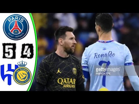 PSG vs Al-Nassr 5-4 | Friendly Football | Highlights & All Goals ...