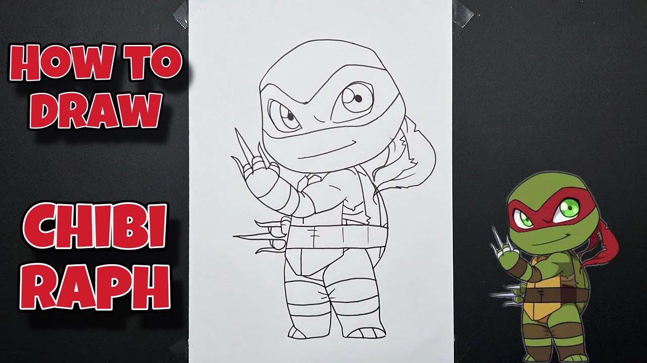 How To Draw Chibi Raph | TMNT | Step By Step #drawing #tmnt - YouTube