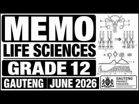 2026 MEMO LIFE SCIENCES , GRADE 12 JUNE EXAMS [THUNDEREDUC] GRADE 12 LIFE SCIENCES MEMO GAUTENG