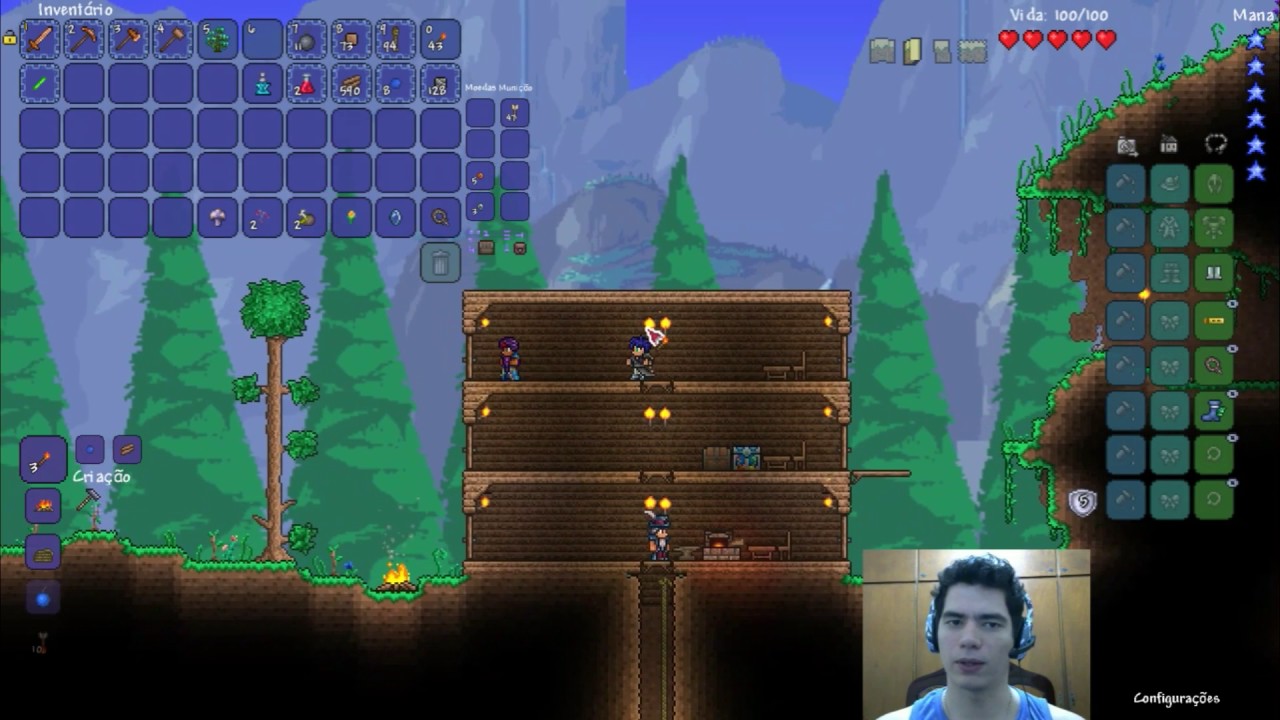 Fail explorando Corrupt e Novos NPCs - Terraria Ep 6 - YouTube