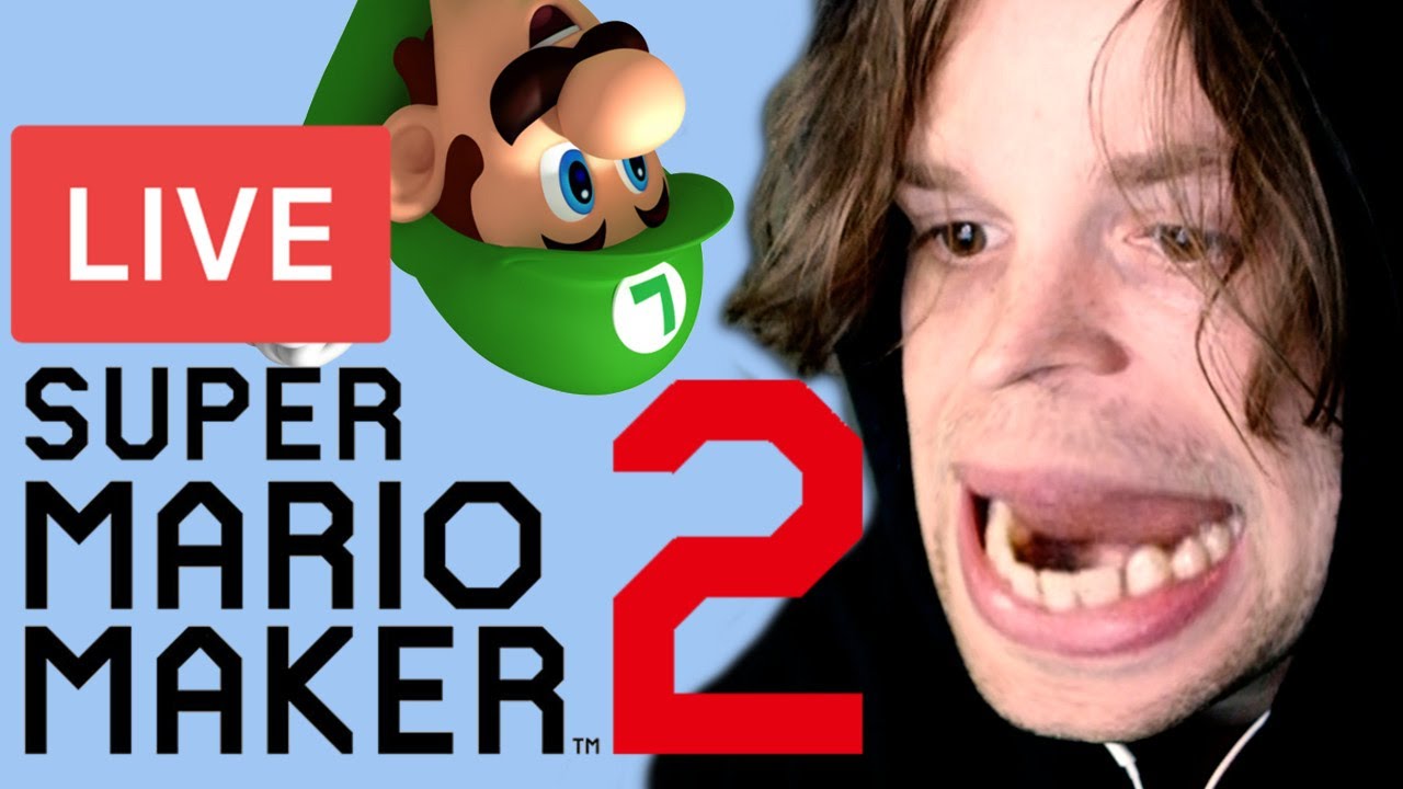 yub mario maker 2 livestream (it's my birthday) - YouTube