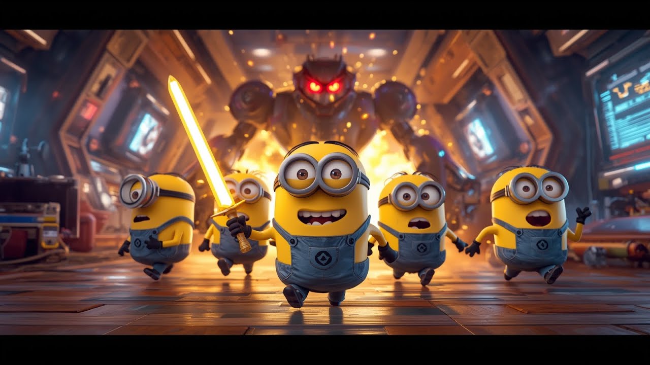 Minions vs the Secret Lab – The Ultimate Chaos Battle | Despicable Me ...