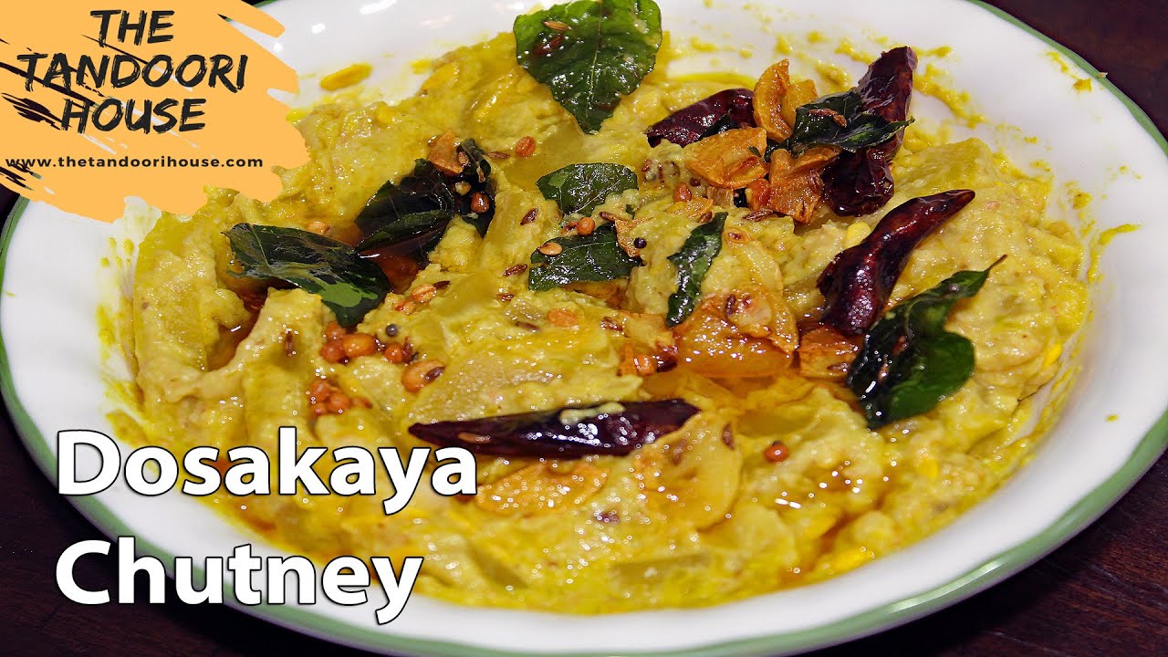 Dosakaya Chutney | Cucumber Chutney | Dosakaya Pachadi - YouTube