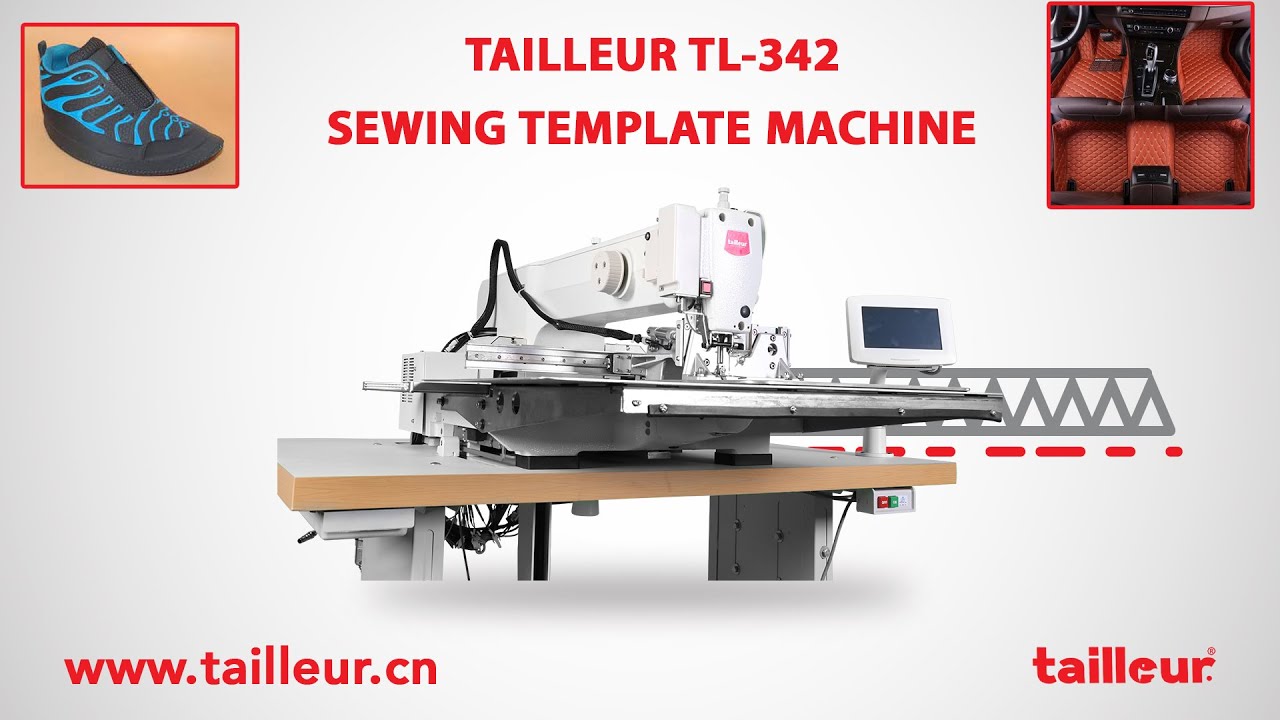 Tailleur TL-342 Full Automatic Pattern Sewing Machine - YouTube