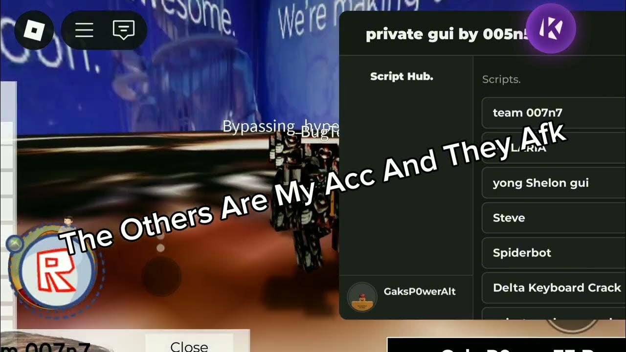 GaksP0wer Fe Bypass Executor🤑🤑🤑!1!11!(Script İn Desc) #febypass #bypass ...