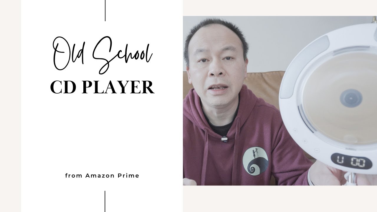 Old School CD Player From Amazon Prime (For Somebody Vision Impaired ...