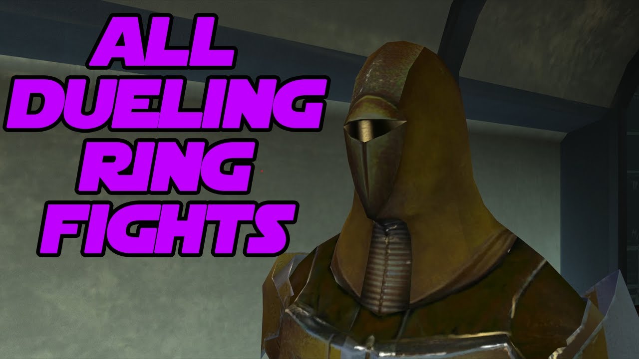 Star Wars KOTOR: All Dueling Ring Fights [1440p] - YouTube