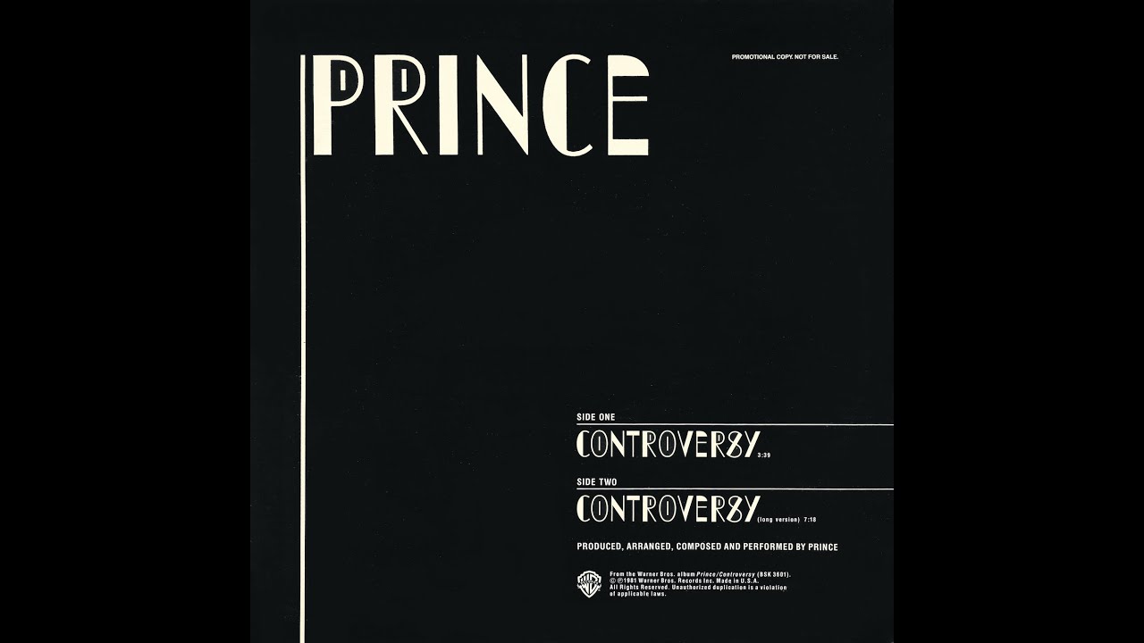 Prince - Controversy (Single Edit) - YouTube