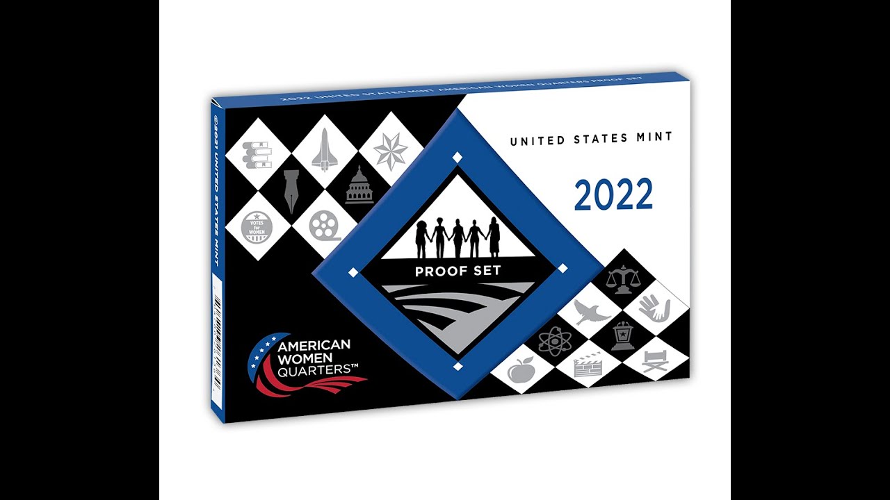US Mint 2022 Women Quarters Silver Proof Set & 2022 Proof Set Pictures ...