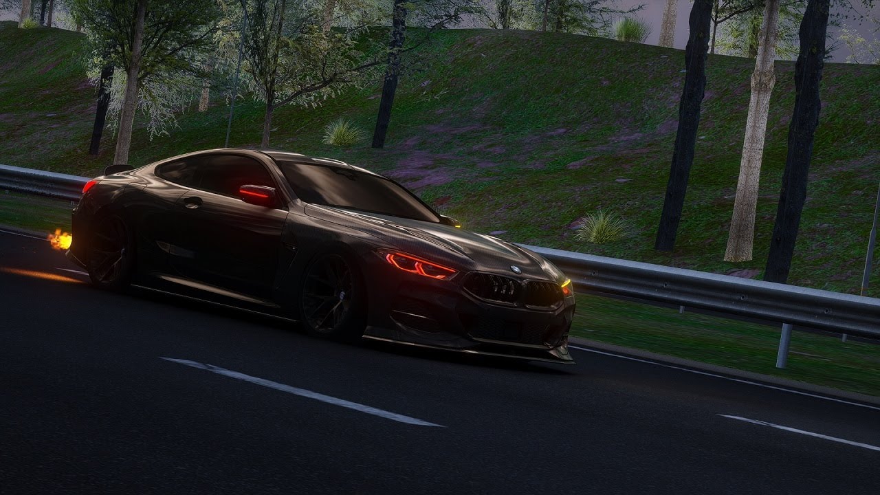 Carbon BMW M8 Swimming in VR - YouTube