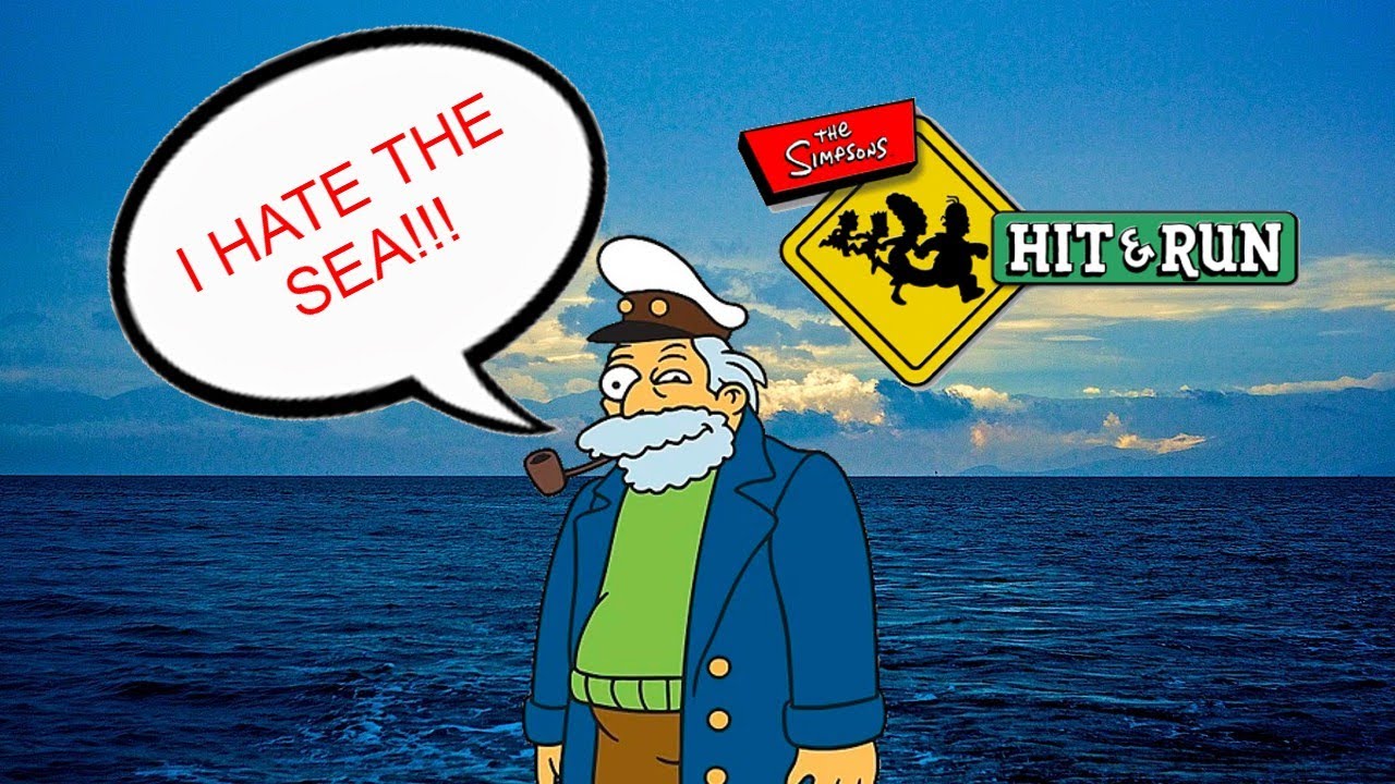 HE IS THE SEA CAPTAIN!!! | The Simpson Hit & Run Part 4 - YouTube