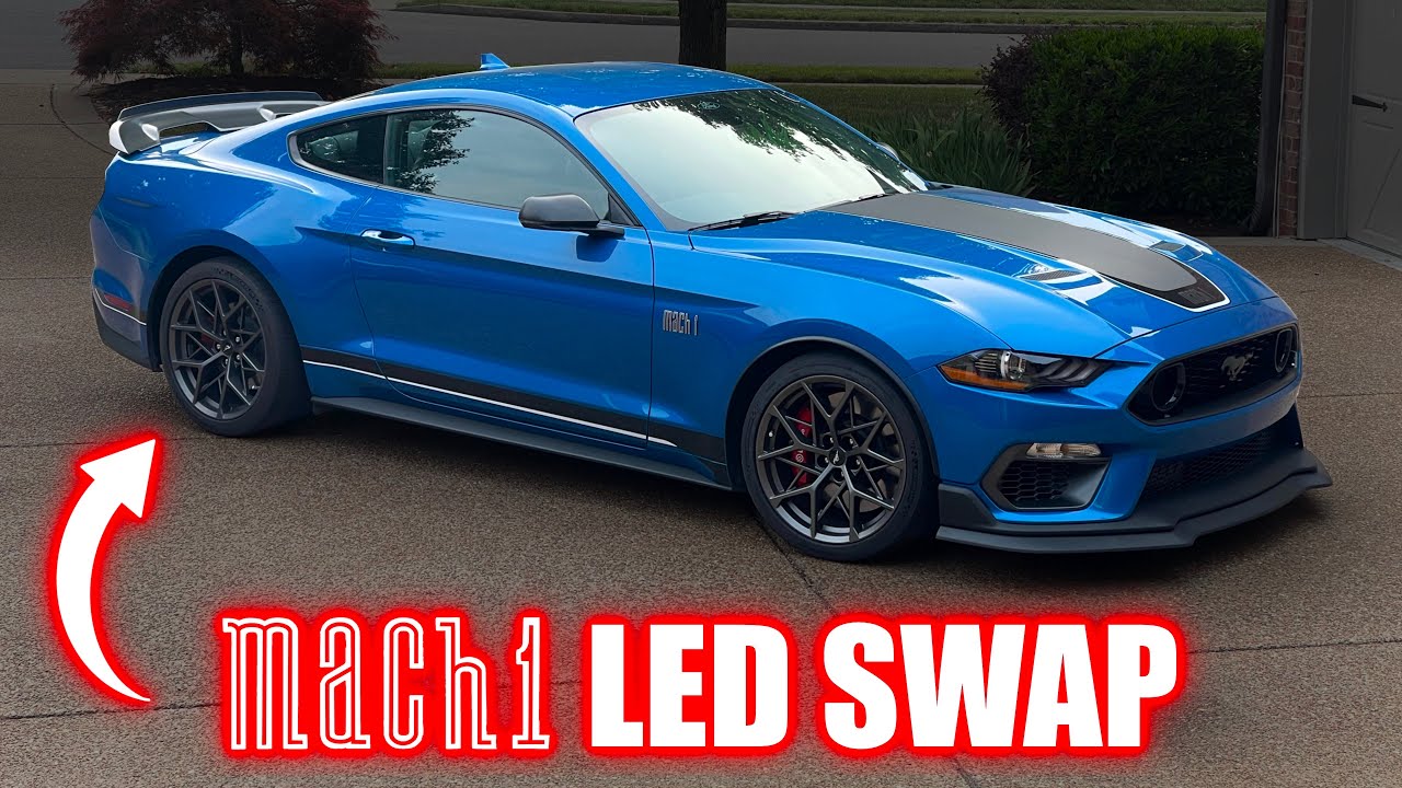 2021 Mustang Mach 1 LED License Plate Bulb Replacement - YouTube