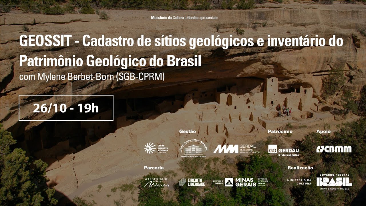 GEOSSIT Cadastro de sítios geológicos e inventário do Patrimônio ...