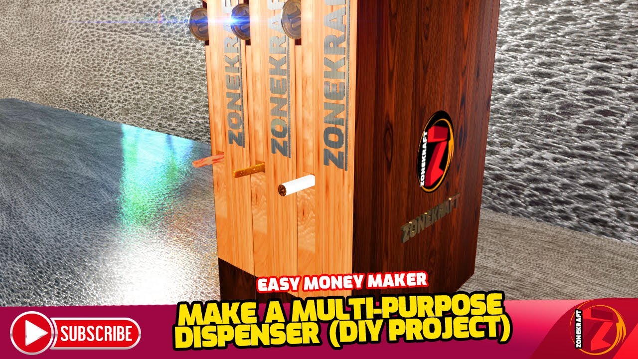 MAKE MONEY WITH THIS MACHINE (Dispenser) #dispencer #diy #cigar ...