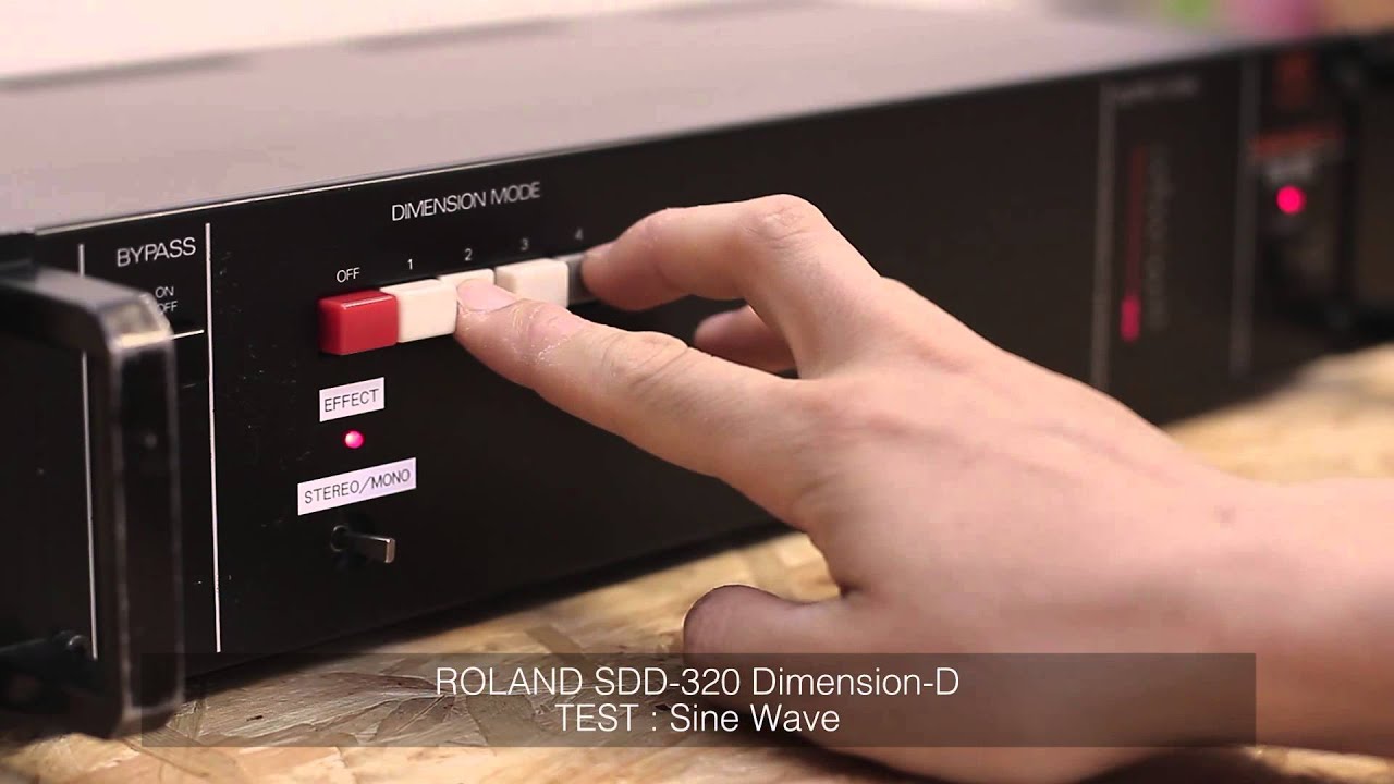 Roland SDD-320 Dimension-D TEST:Sine Wave - YouTube