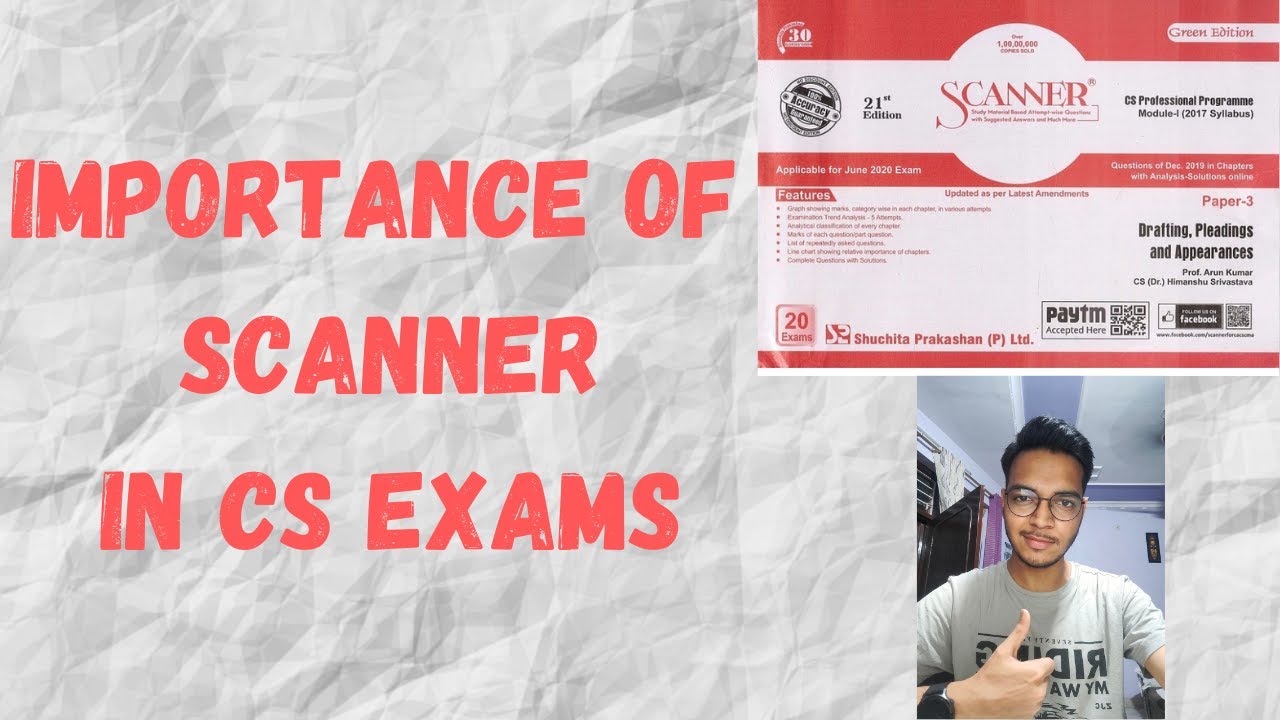 Importance of Scanner in CS Exams | CS Professional | CS executive ...