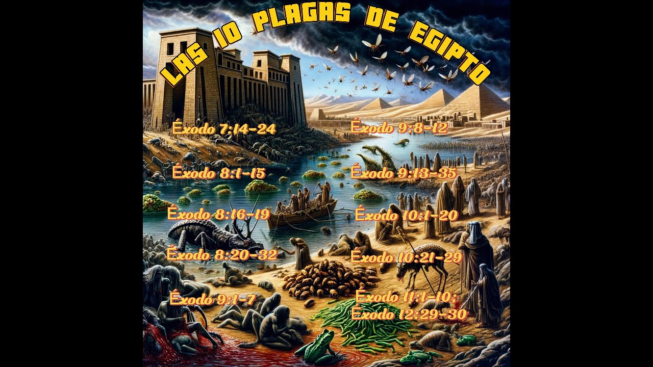 Moisés y las 10 plagas de Egipto: Relatos de Fe y Poder Divino - YouTube