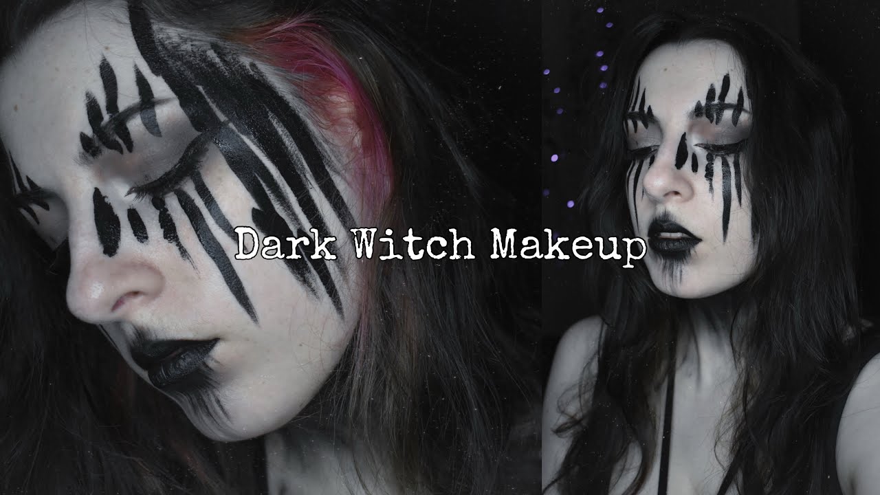 Dark Witch Makeup Look - YouTube