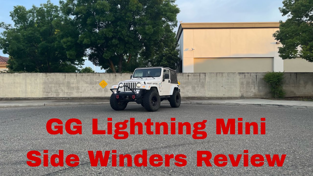 GG Lightning Mini Sidewinders Review (Jeep TJ) - YouTube