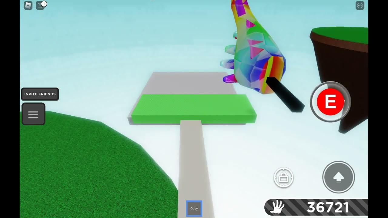 obby glove and how to get it slap battles ultra rock badge obby - YouTube