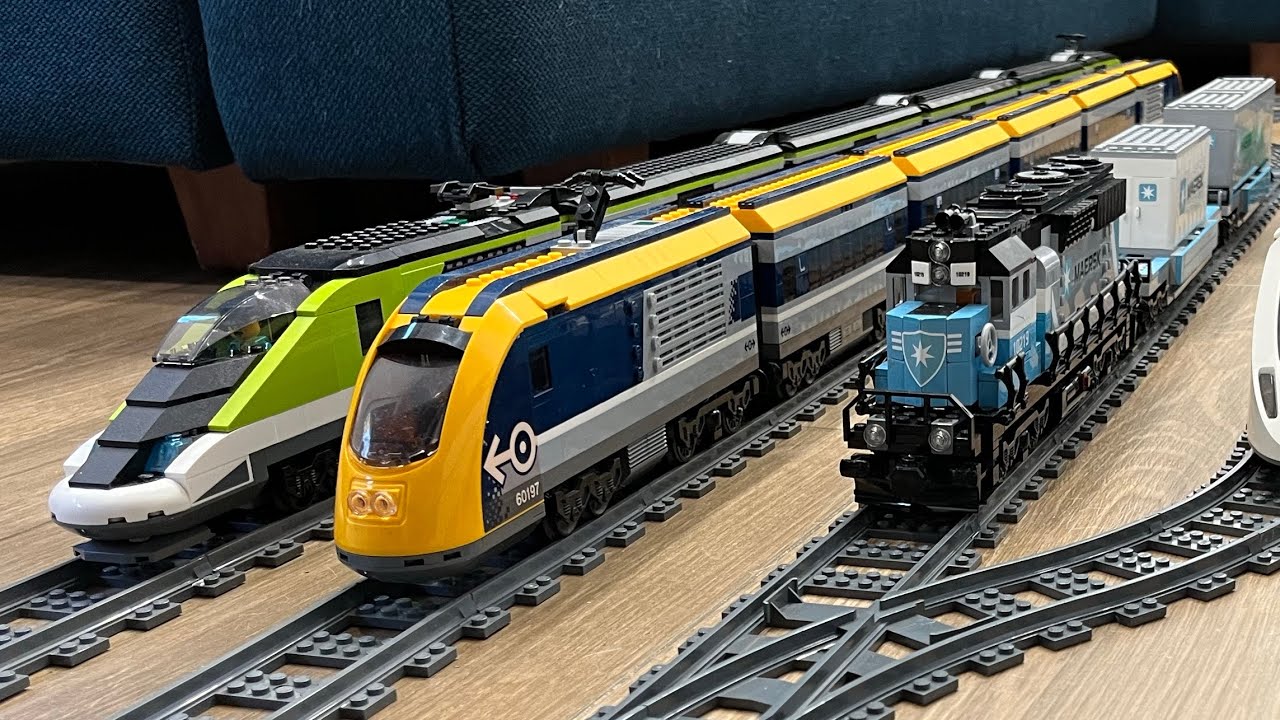 Lego train 60337,lego train 60197 - YouTube
