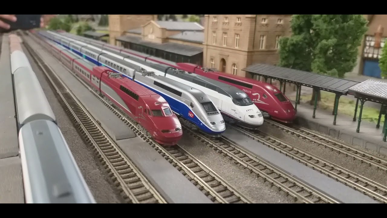 Top alta velocidad en escala N KATO. TGV THALYS, DUPLEX, LYRIA ...